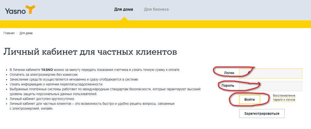 YASNO. Днепровские энергетические услуги. Как зарегистрироваться в ...